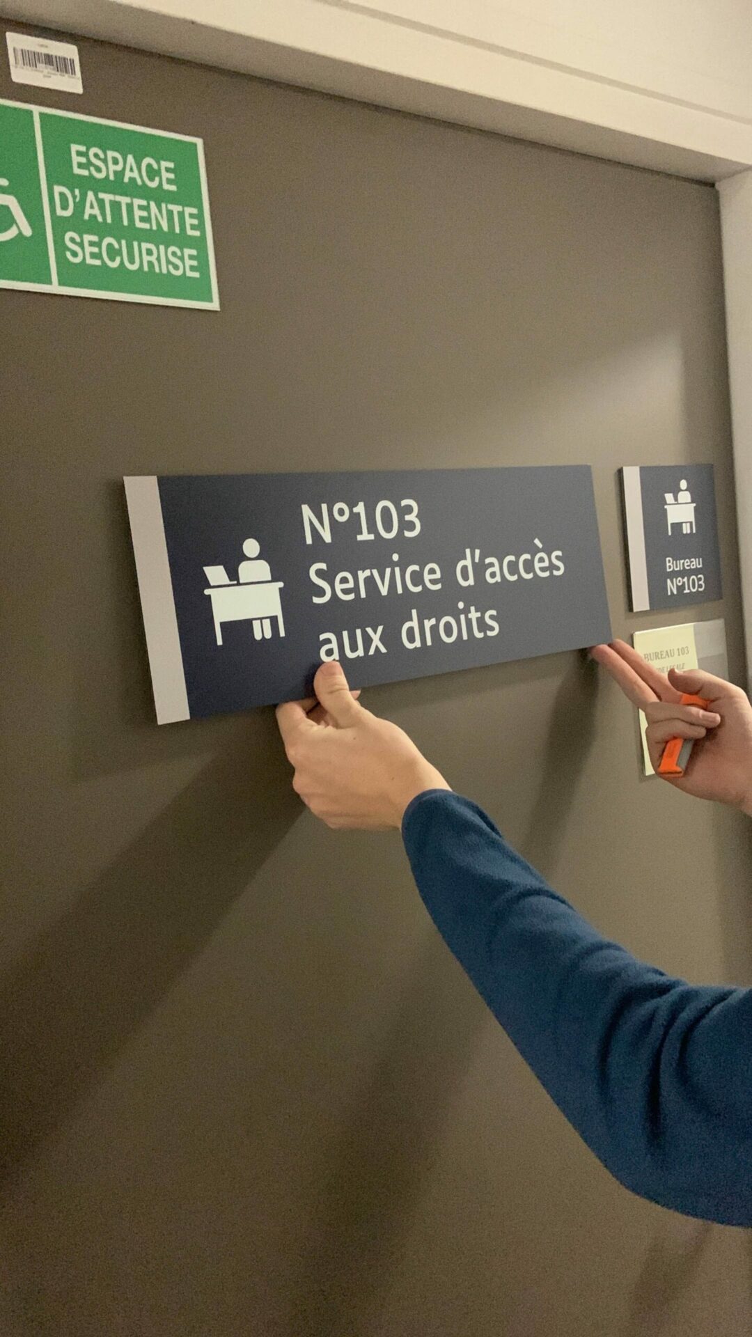 Signalétique intérieure - Vitrosign